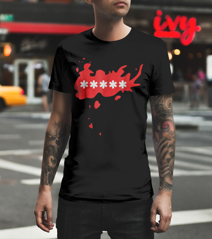 Persona 5 Futaba Sakura Asterisk Red Splatter T-Shirt
