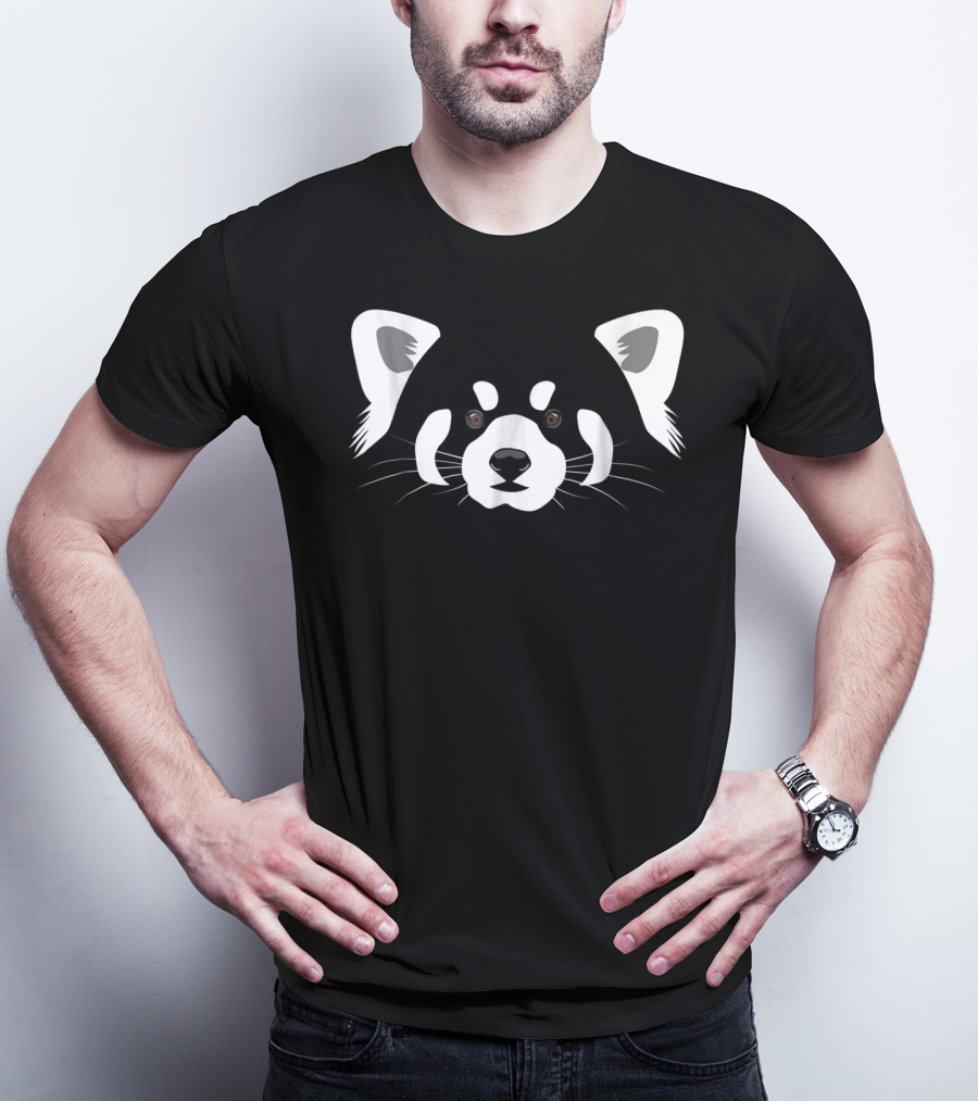 Red Panda Face T-Shirt