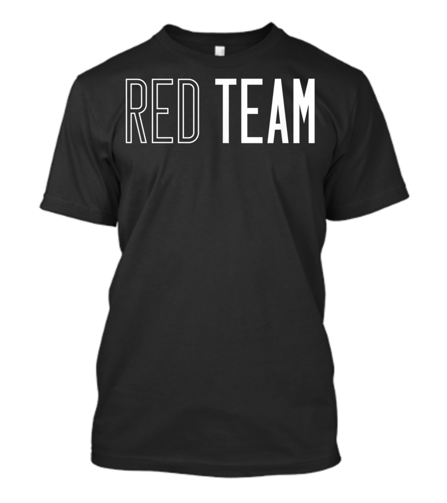 Red Team Competition Sports Games Event Team Spirit T-Shirt