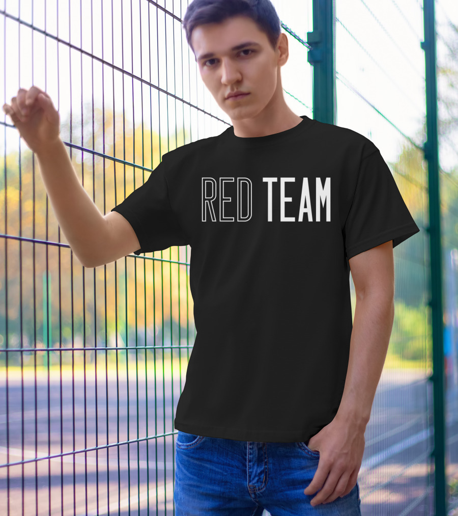 Red Team Competition Sports Games Event Team Spirit T-Shirt
