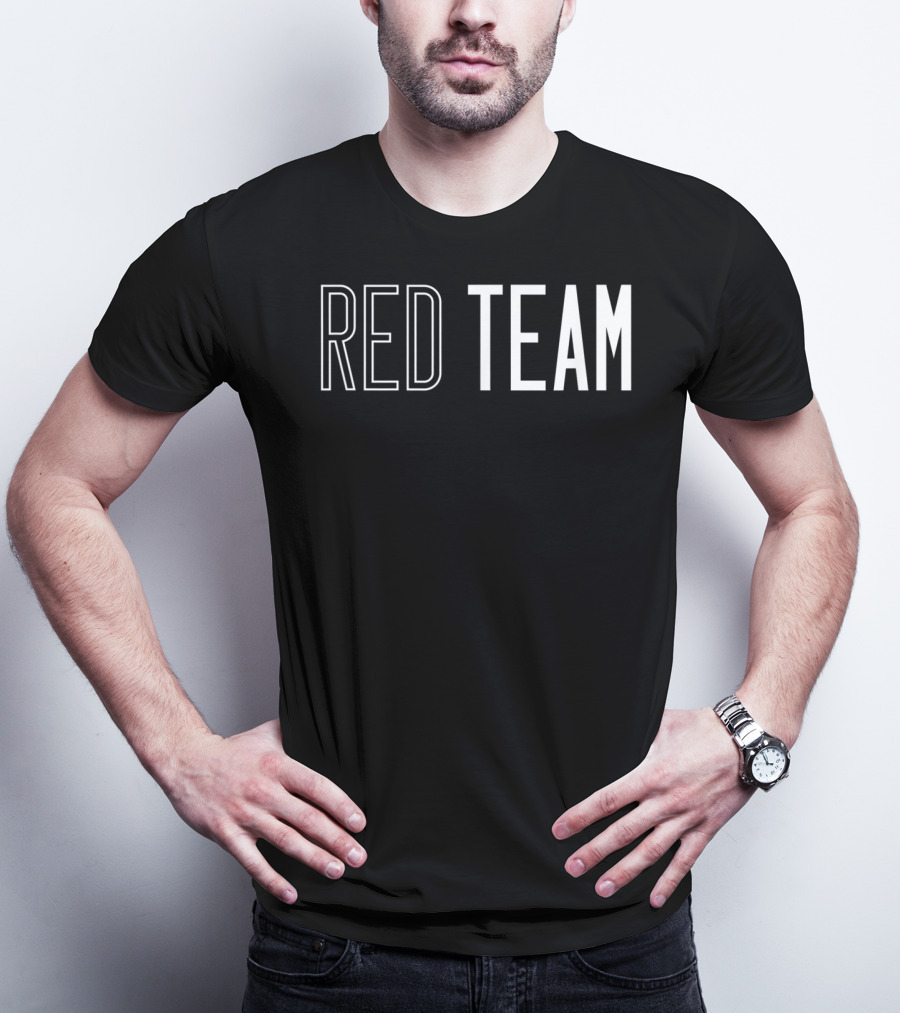 Red Team Competition Sports Games Event Team Spirit T-Shirt