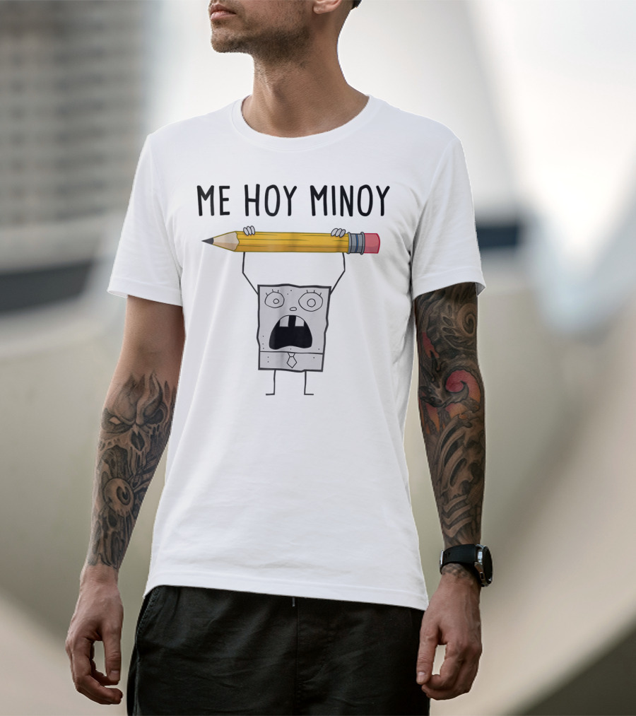 Spongebob Squarepants Doodlebob Me Hoy Minoy Pencil T-Shirt