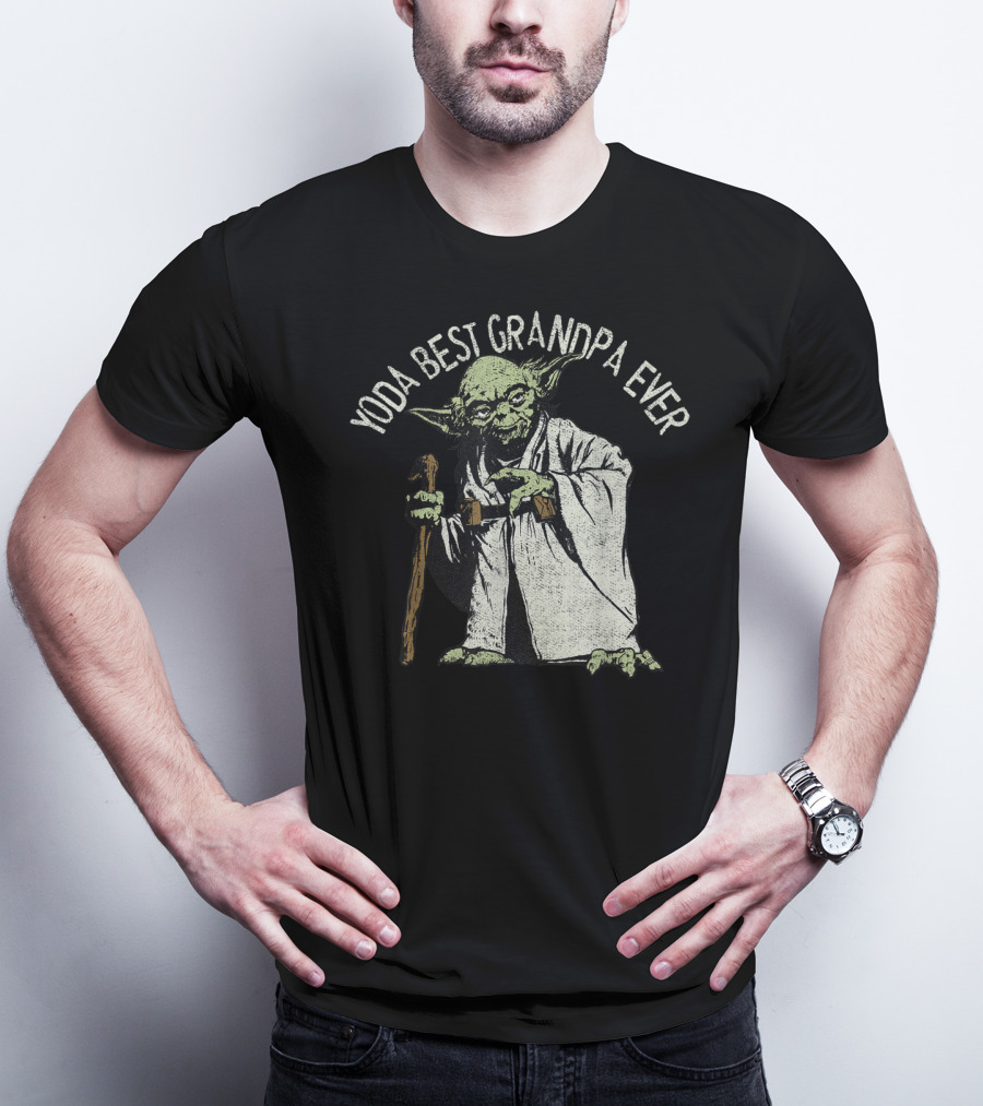 Star Wars Yoda Best Grandpa Ever T-Shirt