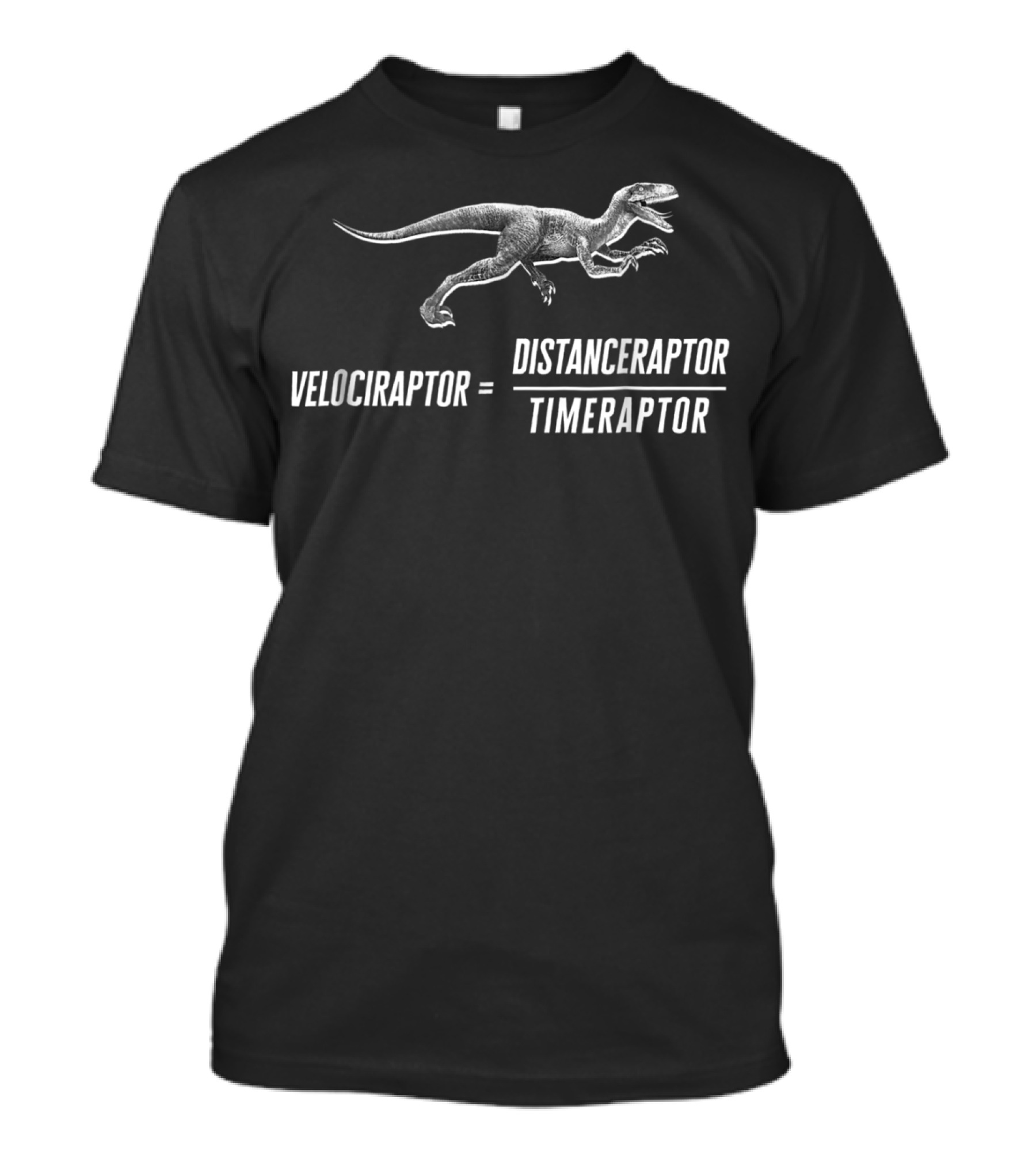 Velociraptor Equation Math Geek Dinosaur Pun Lover Fan T-Shirt