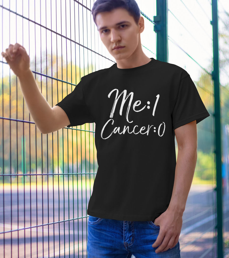 Me 1 Cancer 0 Cute Survivor Remission T-Shirt