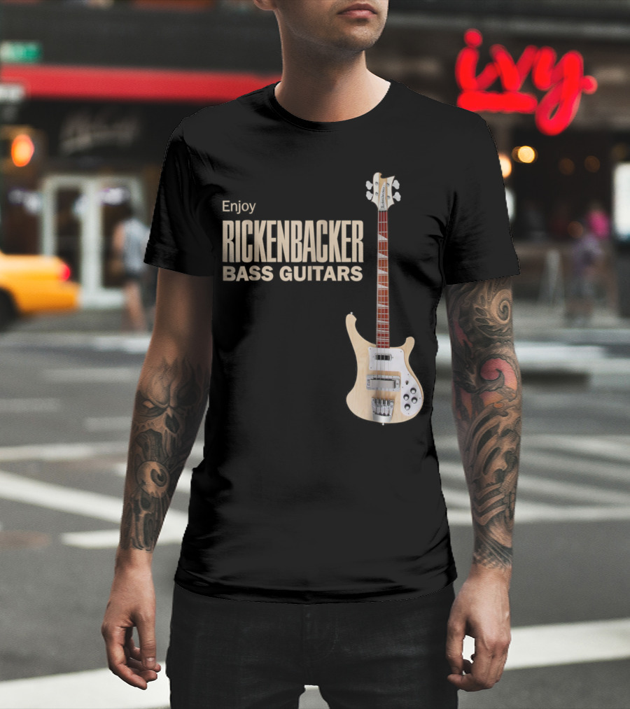 Enjoy Rickenbacker Bass Guitars T-Shirt