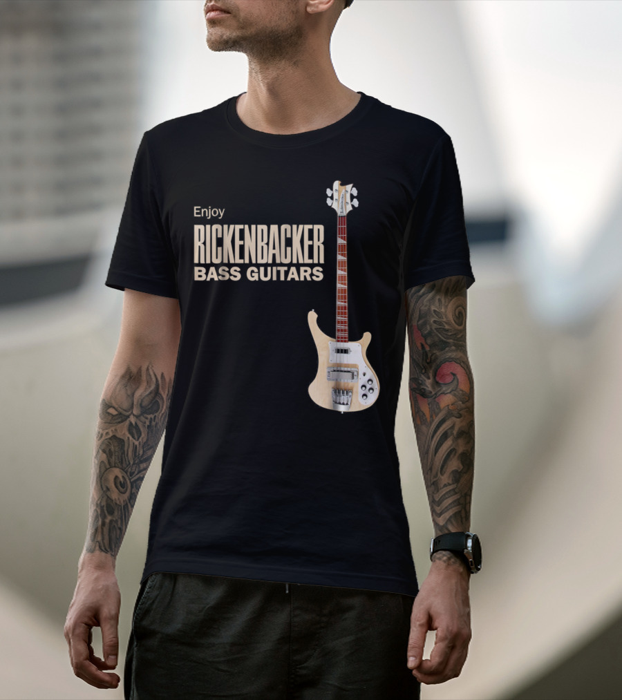 Enjoy Rickenbacker Bass Guitars T-Shirt