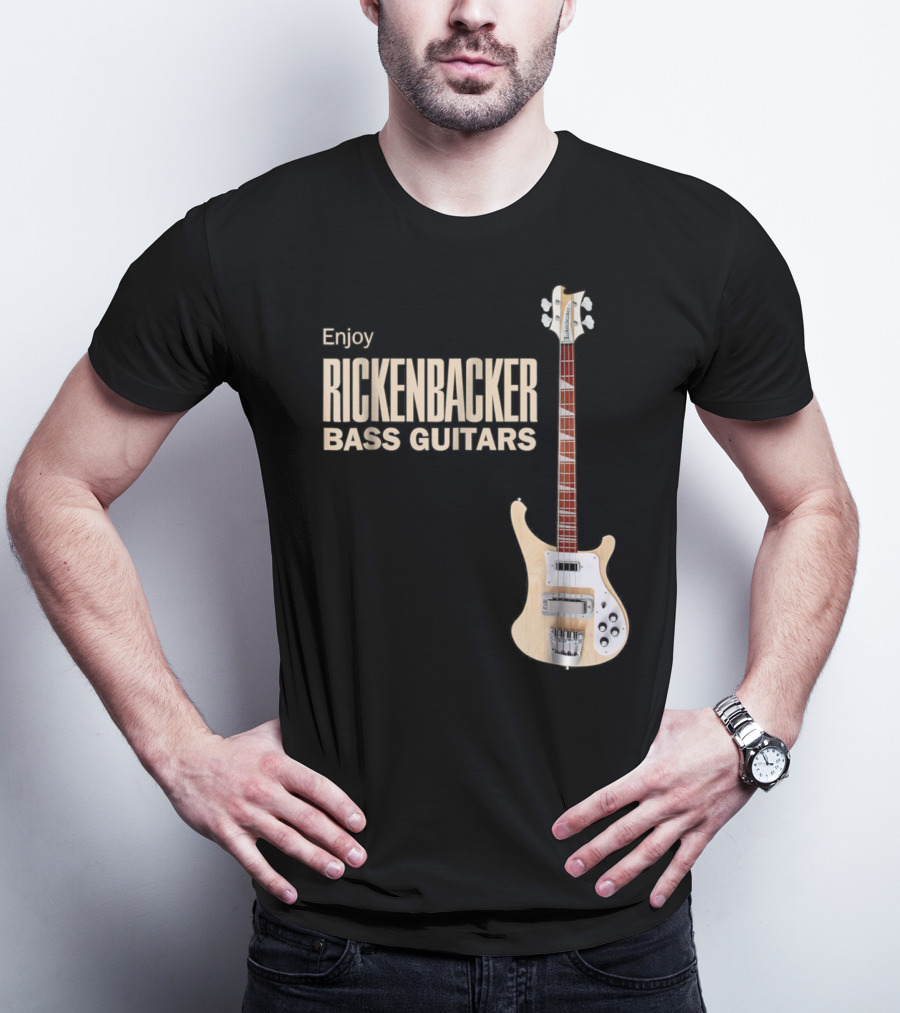 Enjoy Rickenbacker Bass Guitars T-Shirt