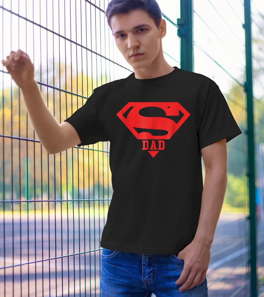 Superdad Superman Logo Dad T-Shirt