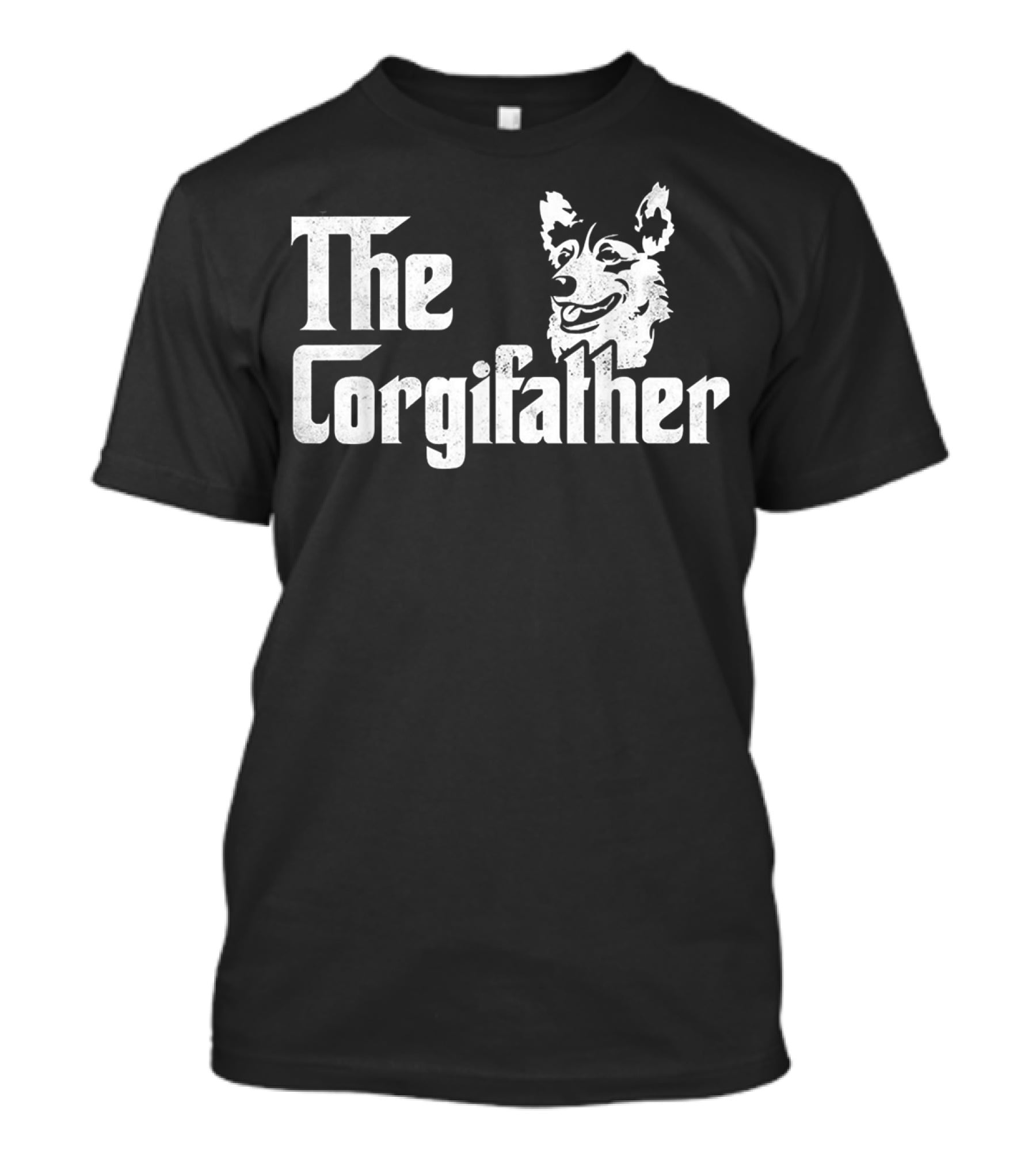 The Dogfather Corgi Dad Iconic T-Shirt