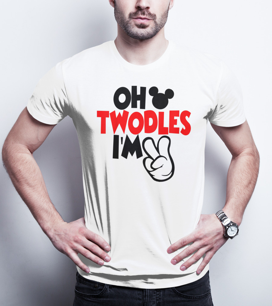Oh Twodles I'm Two Year Old Birthday T-Shirt