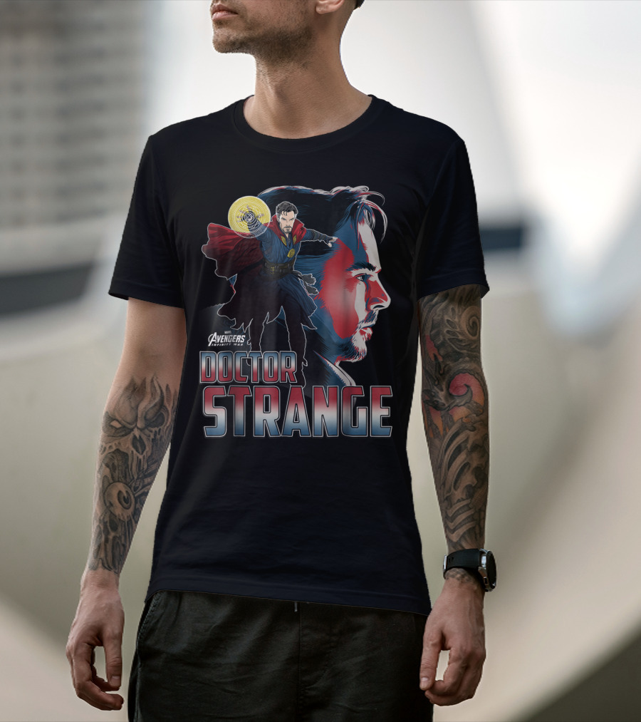 Doctor Strange Profile Avengers Infinity War T-Shirt