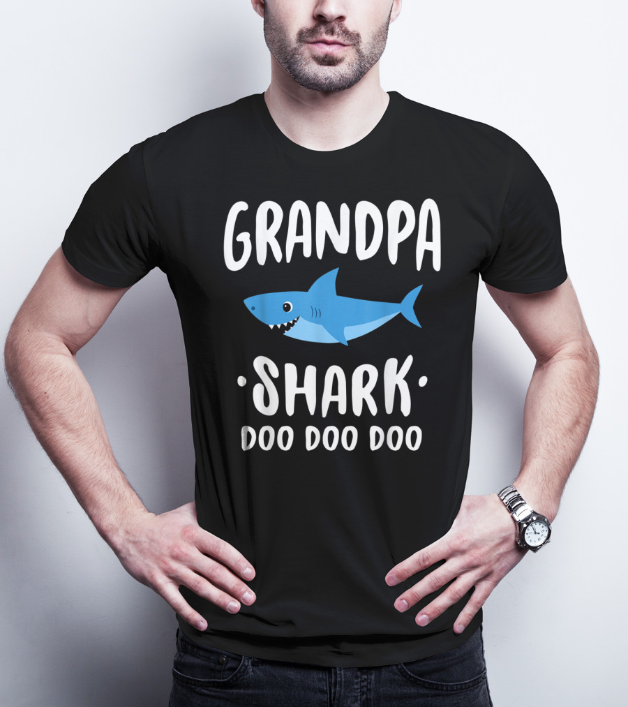 Grandpa Shark Doo Doo Doo T-Shirt