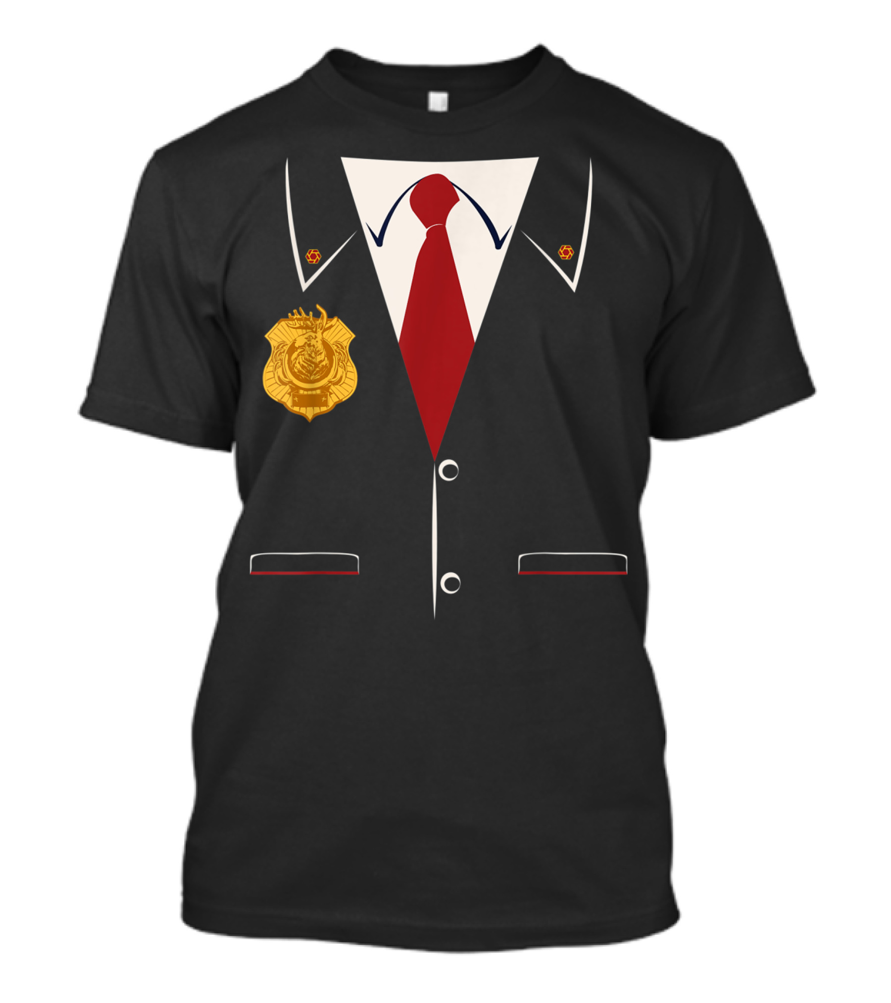 Odd Squad Agent Suit Badge And Tie T-Shirt