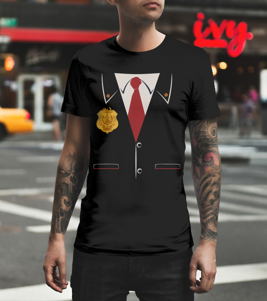Odd Squad Agent Suit Badge And Tie T-Shirt
