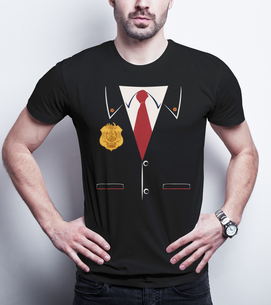 Odd Squad Agent Suit Badge And Tie T-Shirt