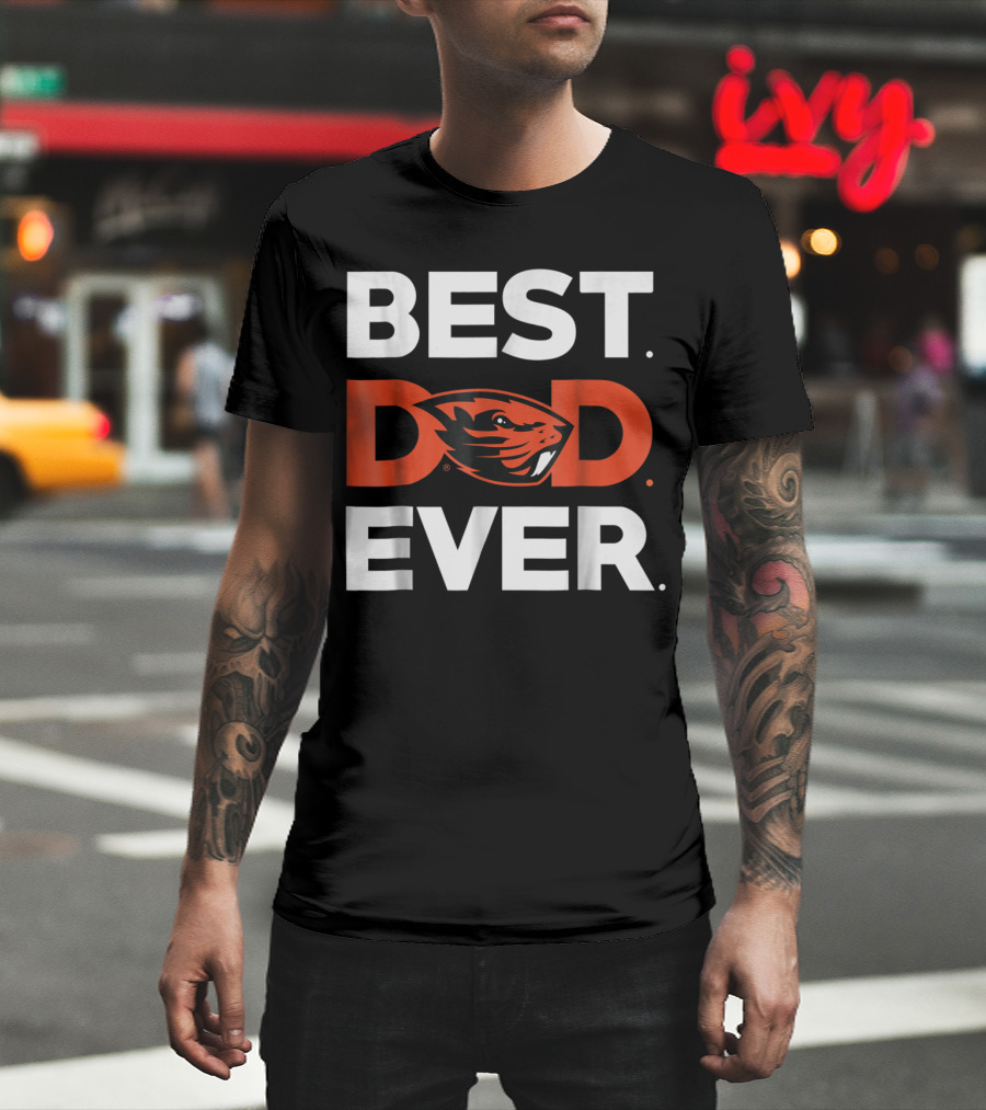 Oregon State Beavers Best Dad Ever T-Shirt