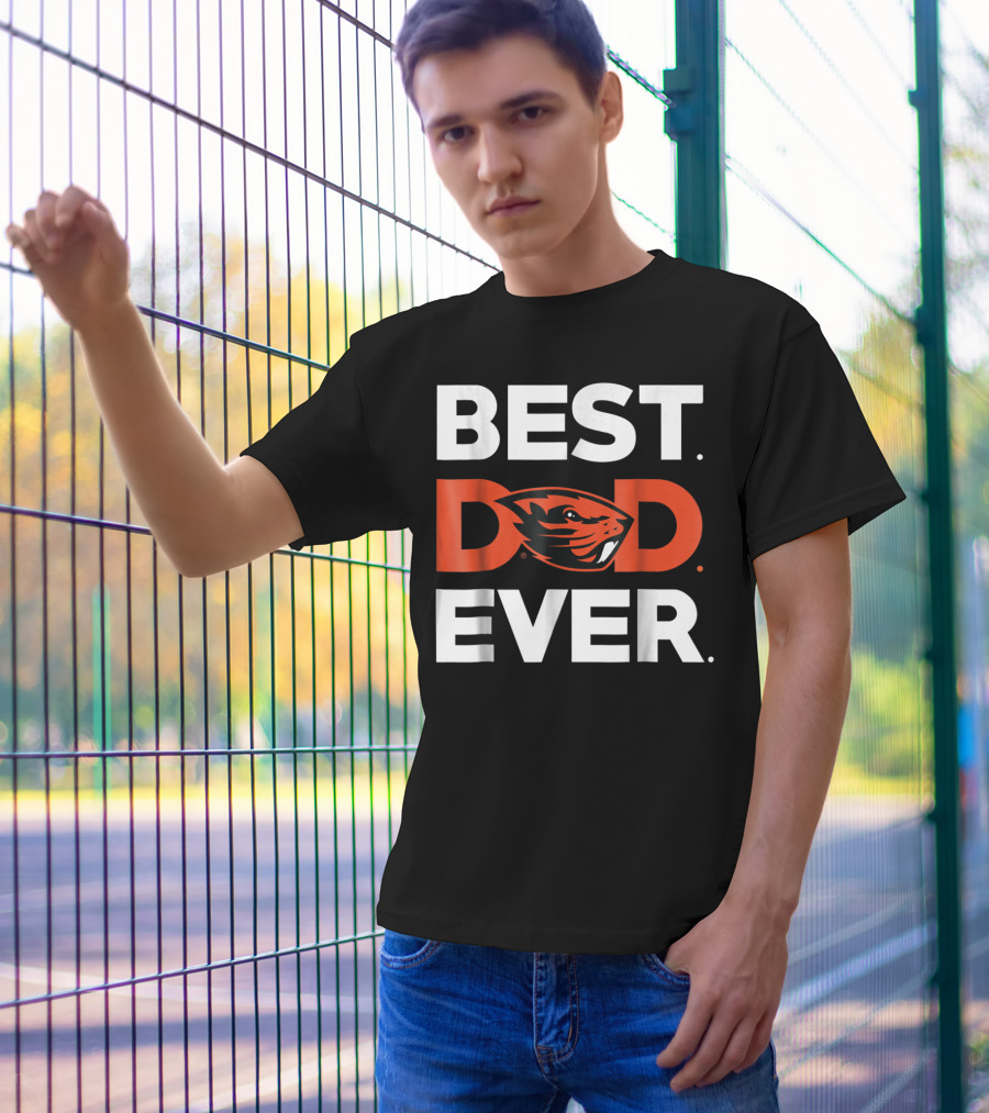 Oregon State Beavers Best Dad Ever T-Shirt