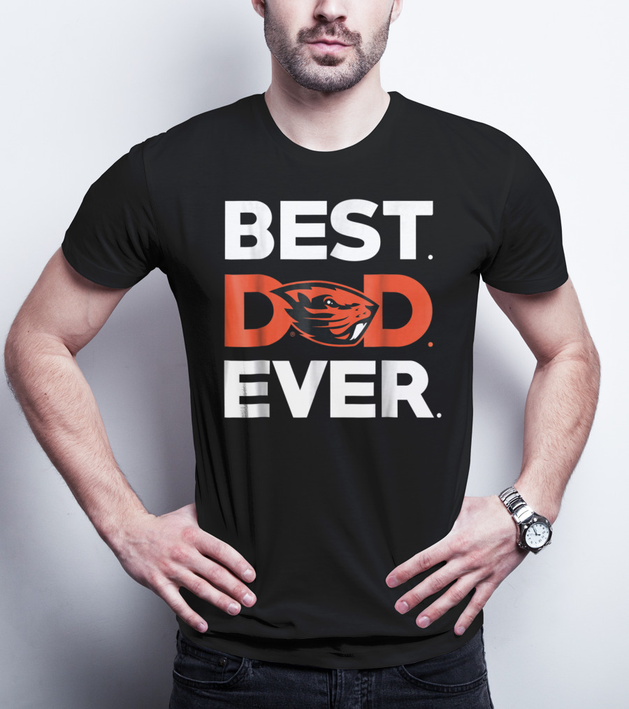 Oregon State Beavers Best Dad Ever T-Shirt
