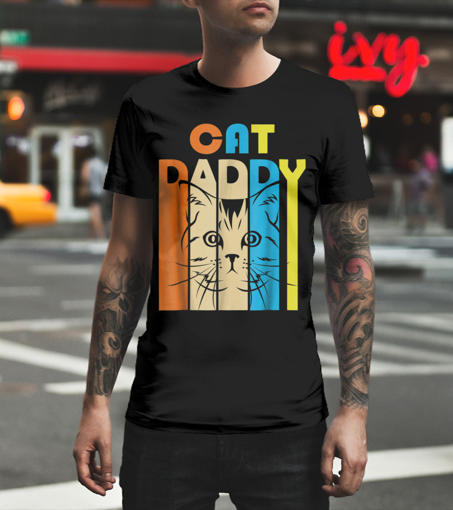 CAT DADDY Retro Vintage T-Shirt