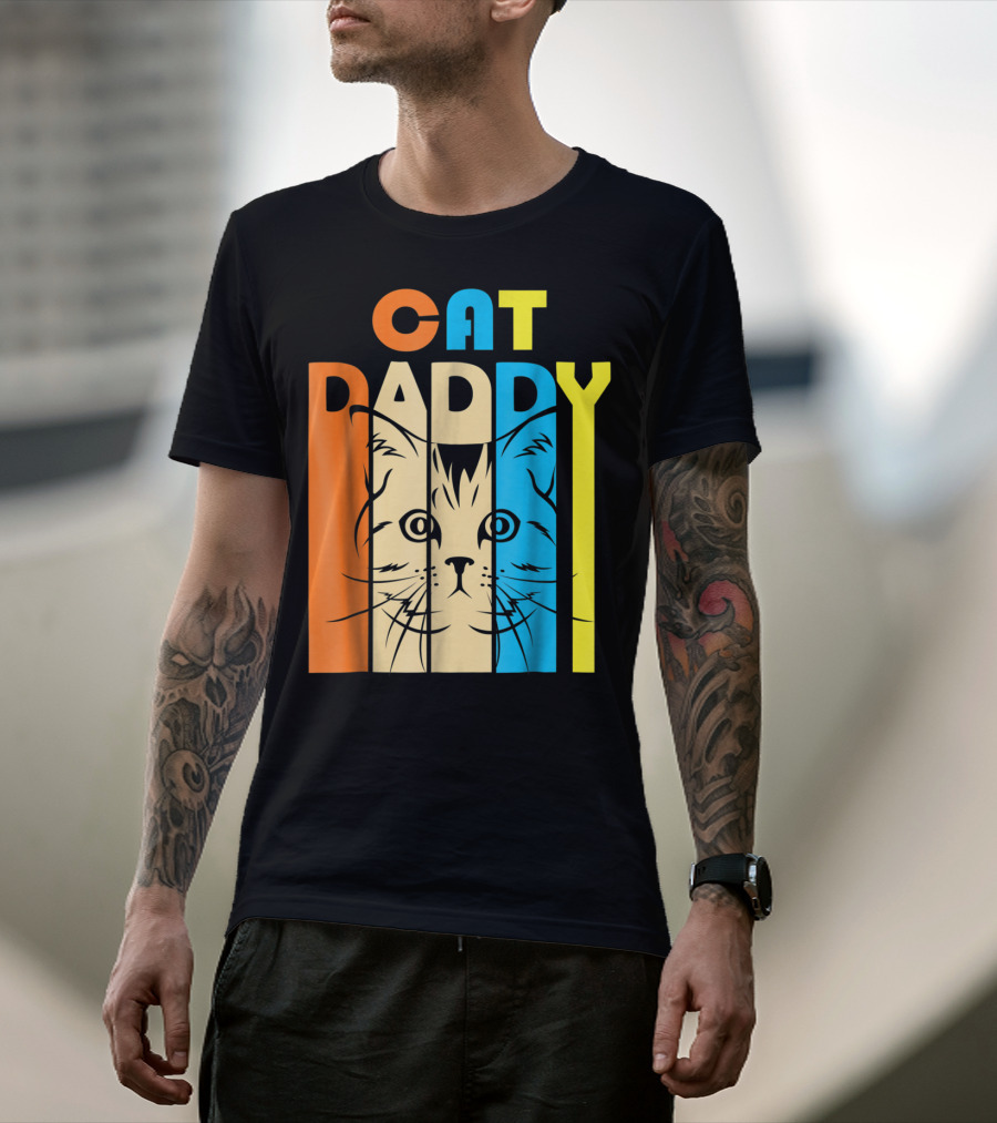 CAT DADDY Retro Vintage T-Shirt