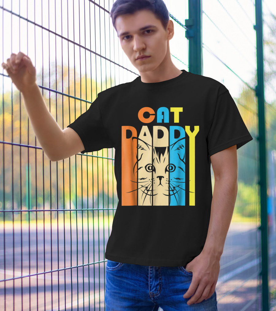 CAT DADDY Retro Vintage T-Shirt