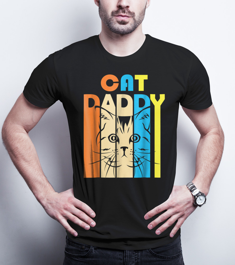 CAT DADDY Retro Vintage T-Shirt