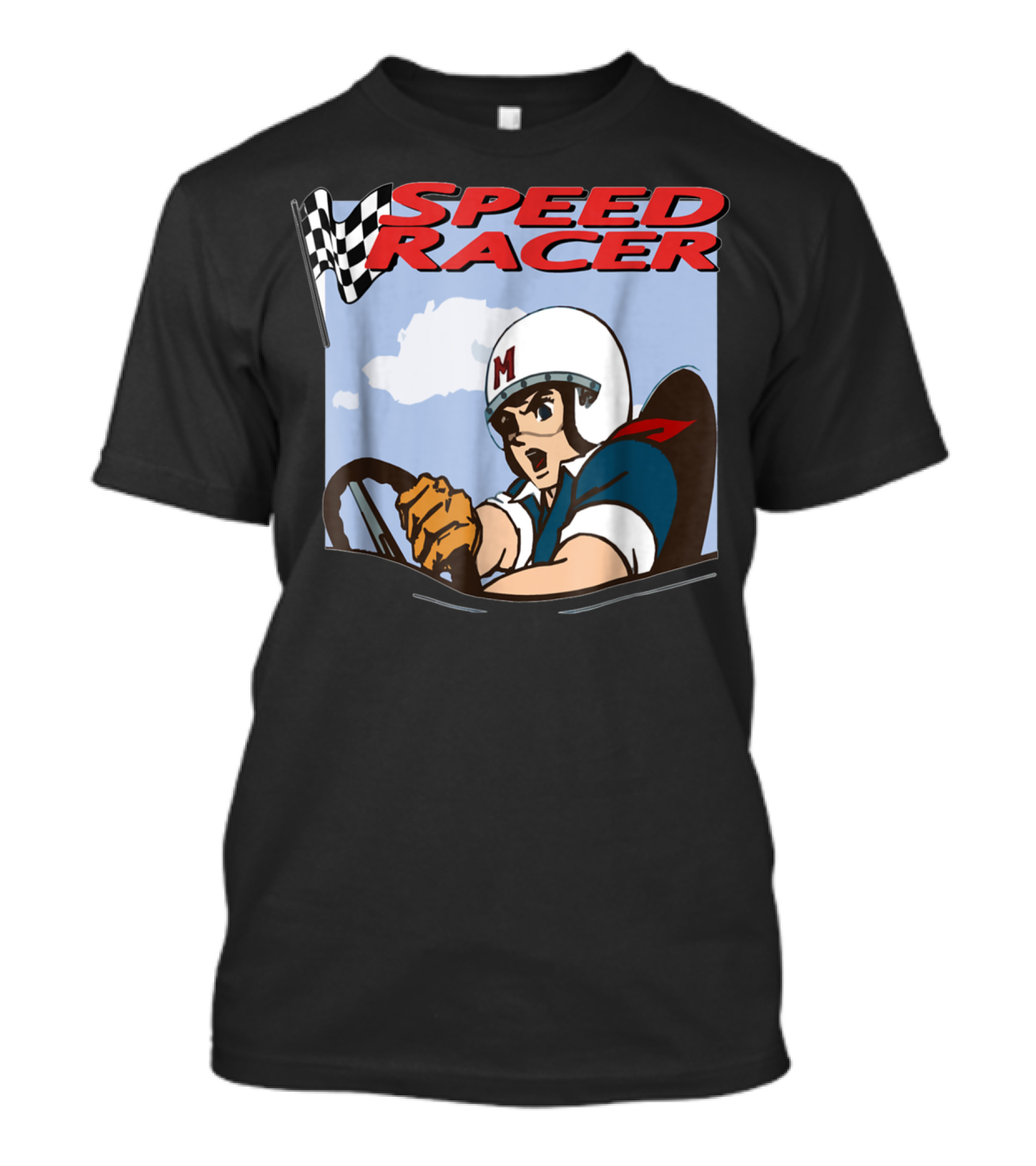 Speed Racer Classic Cartoon Driver Racing Adventure T-Shirt