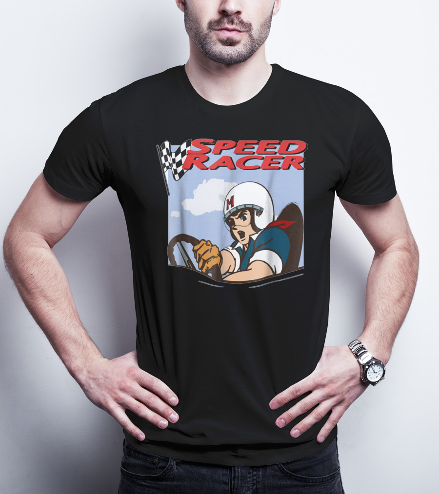 Speed Racer Classic Cartoon Driver Racing Adventure T-Shirt