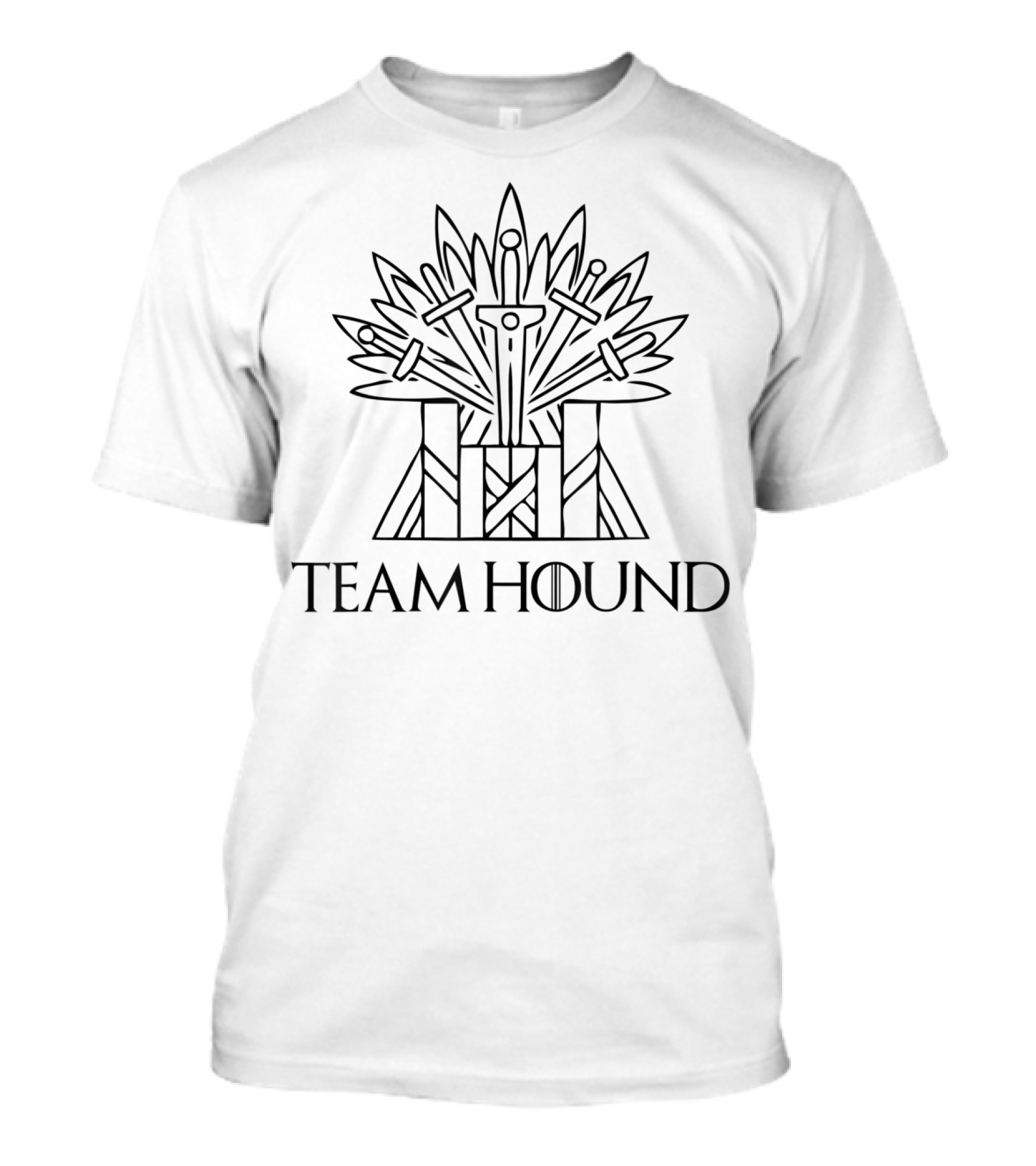 Team Hound Sword Throne Fan Favorite T-Shirt