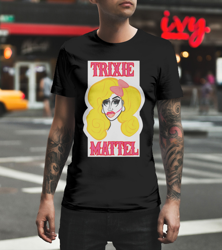 Trixie Mattel Drag Merch Skinny Legend Bow T-Shirt
