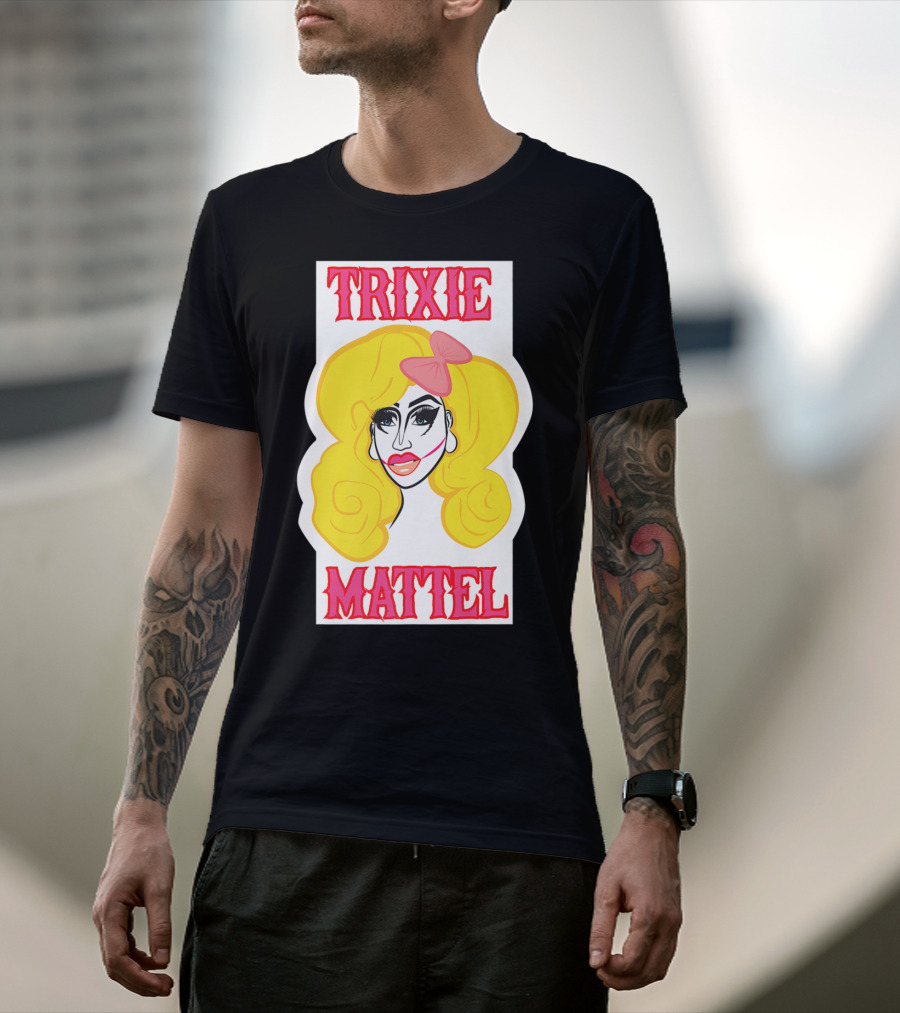 Trixie Mattel Drag Merch Skinny Legend Bow T-Shirt