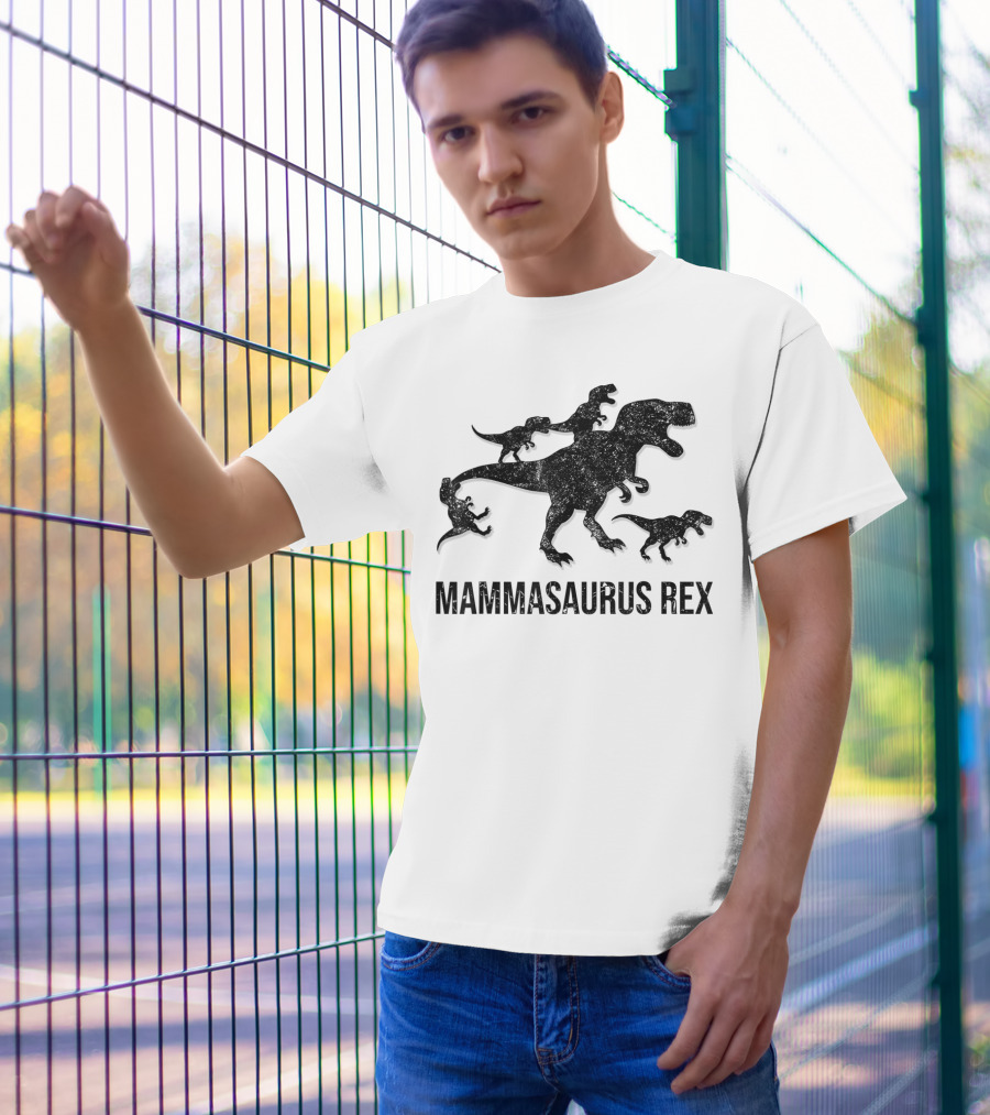 Mammasaurus Rex Dinosaur Family T-Shirt