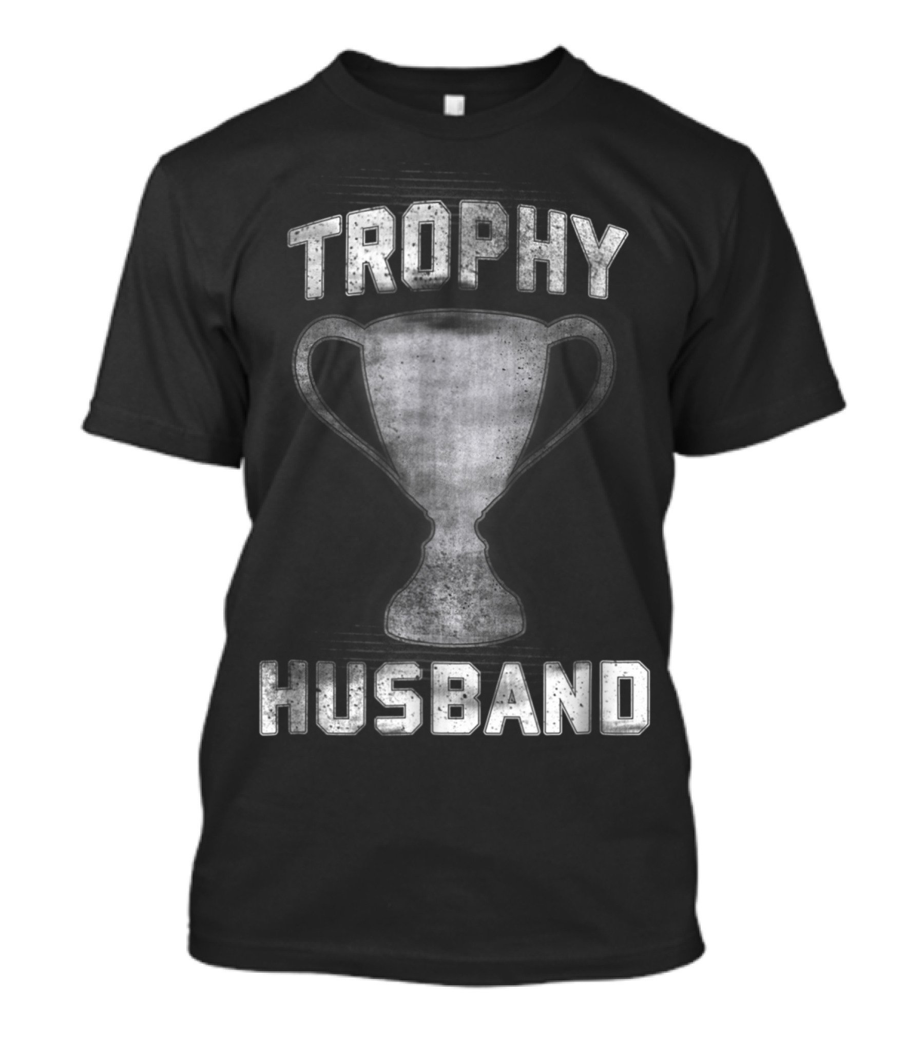 Mens Cool Vintage Style Trophy Husband T-Shirt