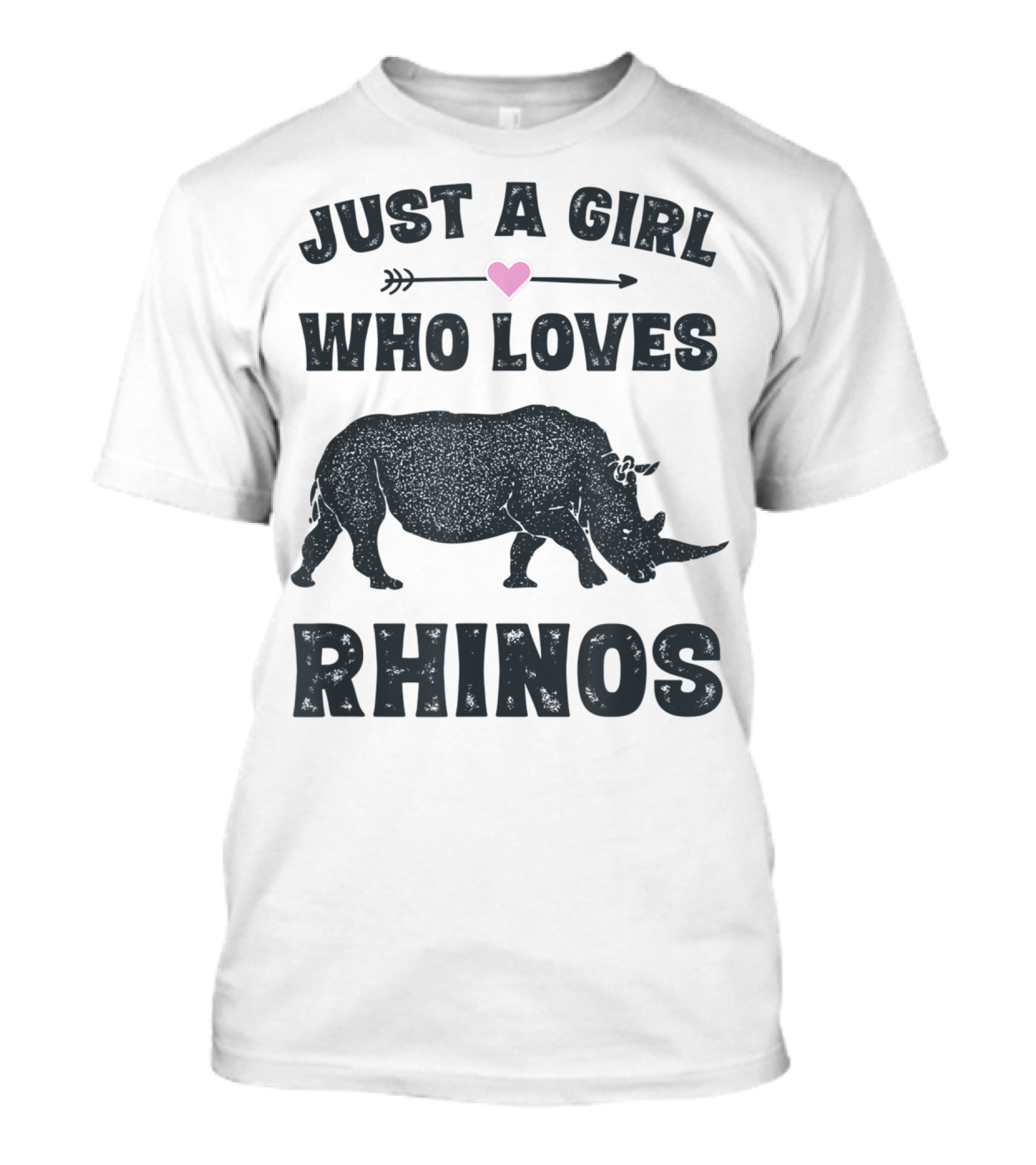 Just A Girl Who Loves Rhinos T-Shirt