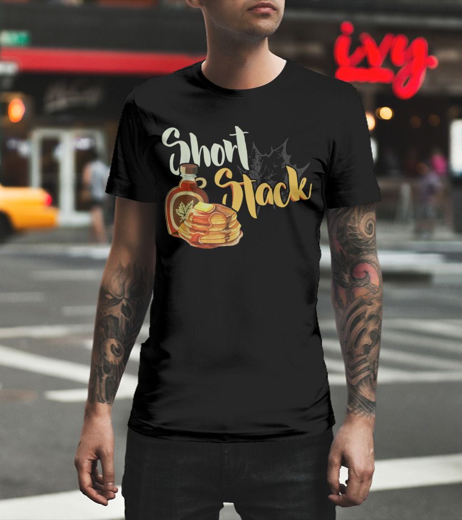 Short Stack Maple Syrup Pancakes T-Shirt