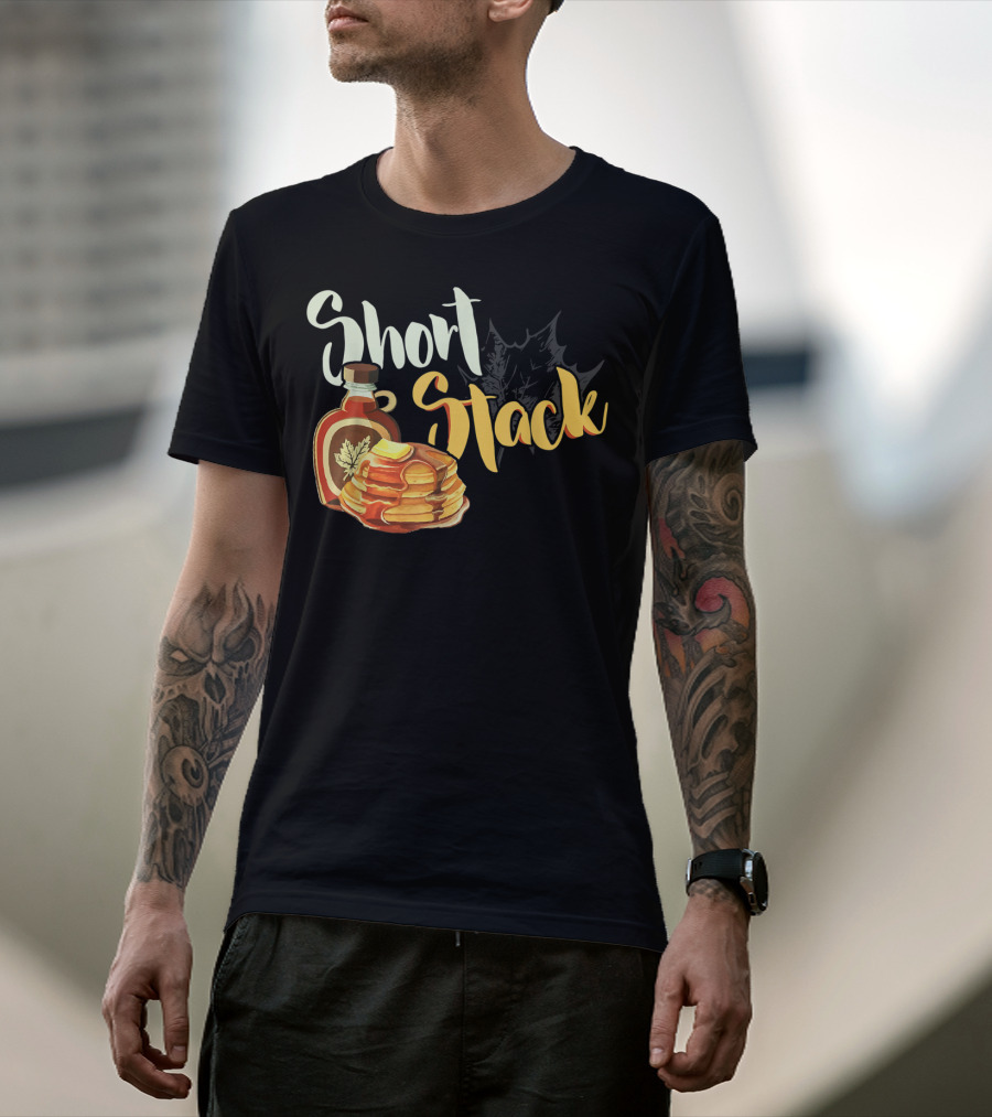 Short Stack Maple Syrup Pancakes T-Shirt