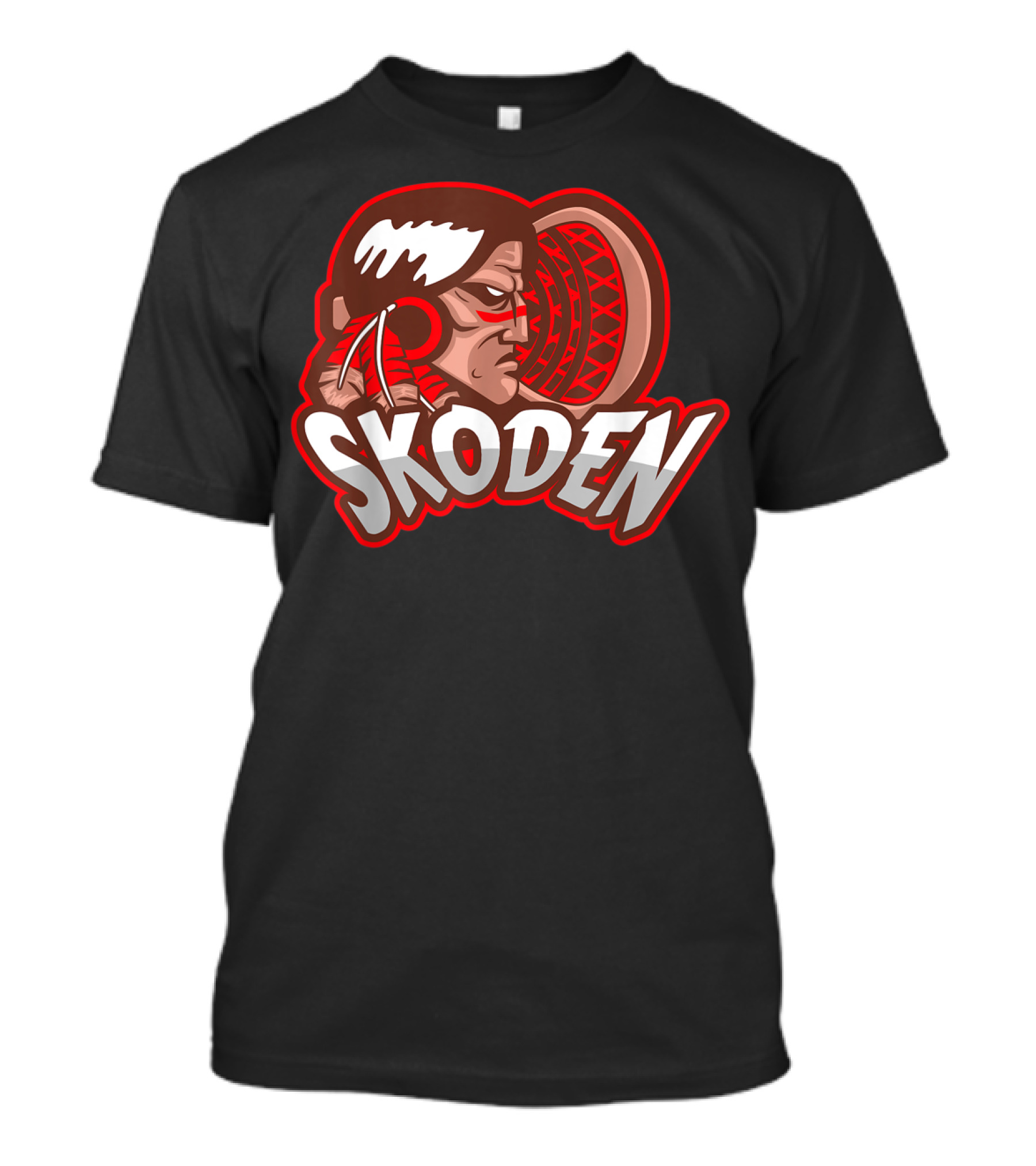 Skoden Stickball Lacrosse Let's Go Then Native American Inspired T-Shirt