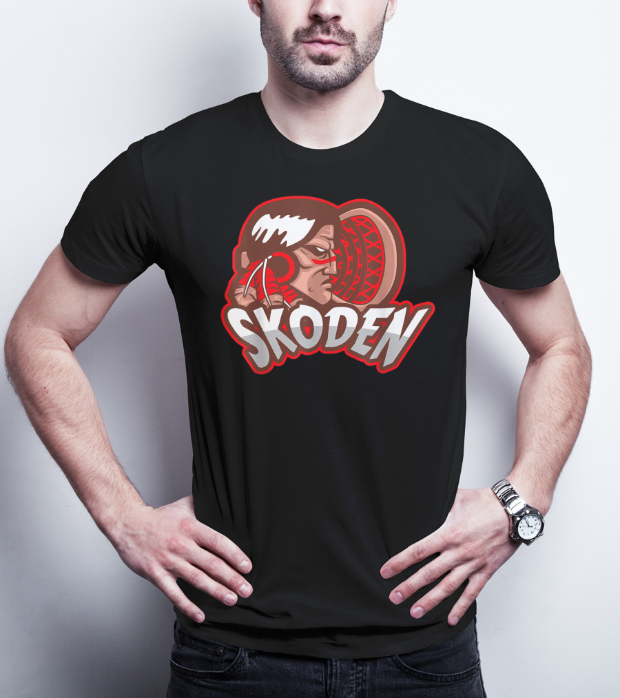 Skoden Stickball Lacrosse Let's Go Then Native American Inspired T-Shirt