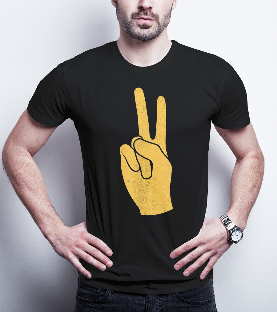 Southern California Victory Yellow Peace Sign T-Shirt
