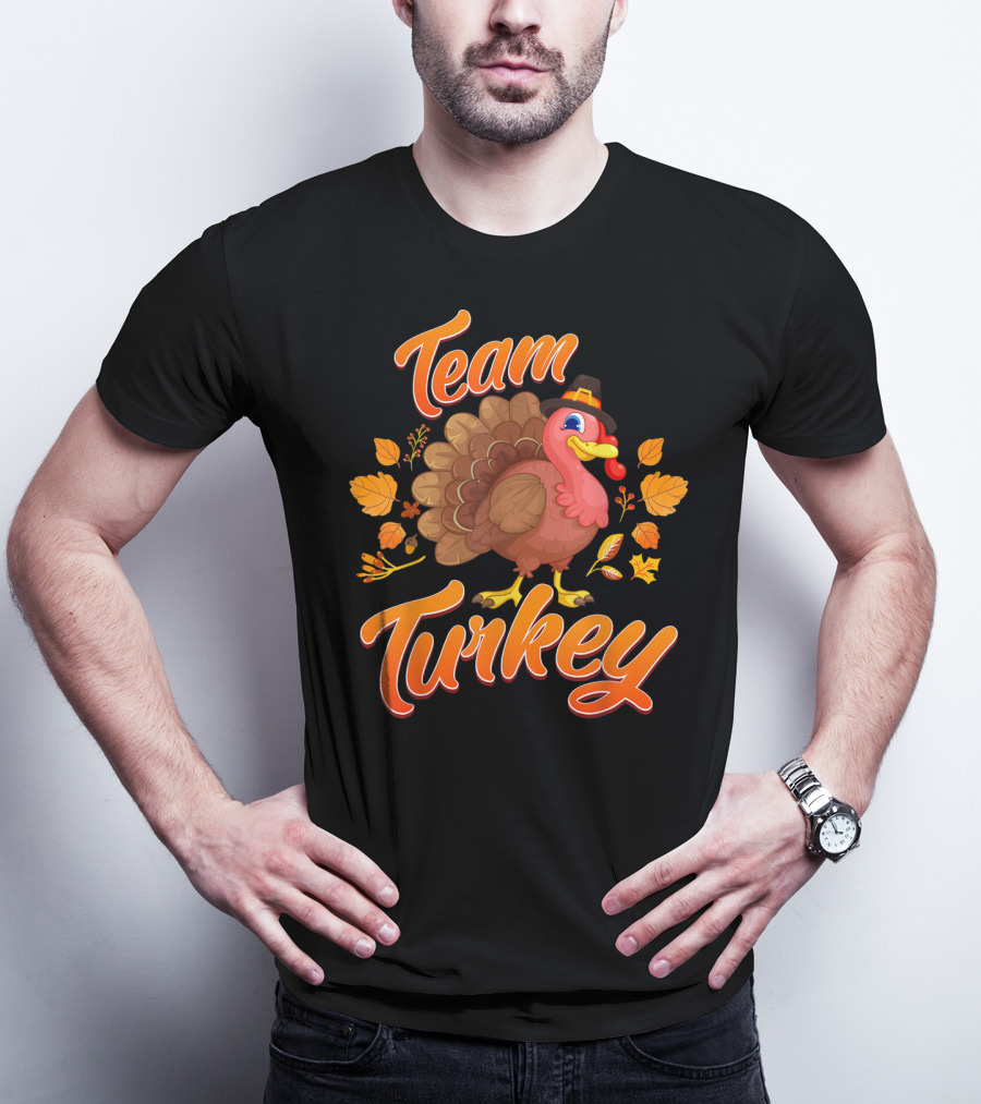 Team Turkey Thanksgiving Family T-Shirt