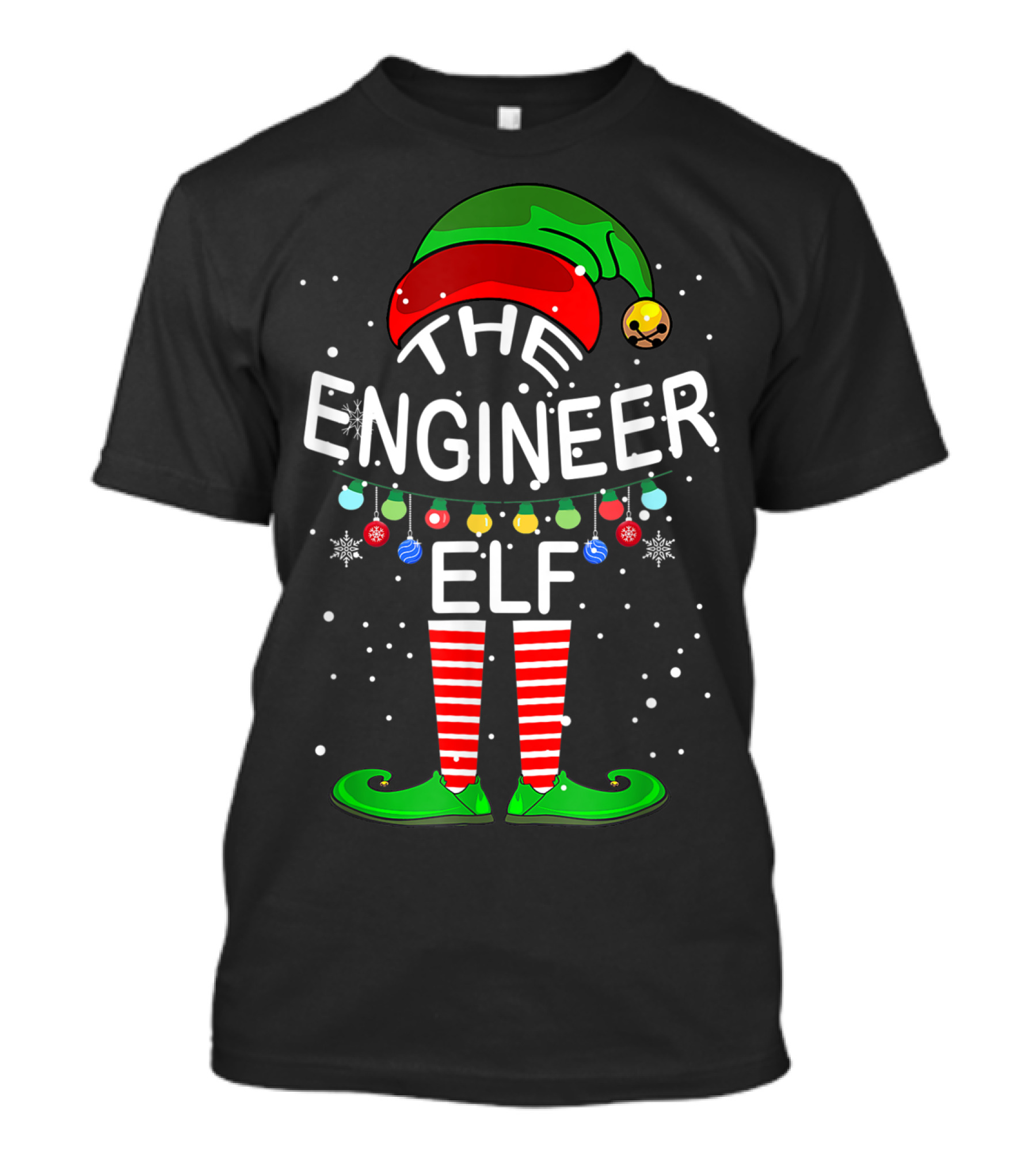 The Engineer Elf Festive Family Matching Christmas Group T-Shirt