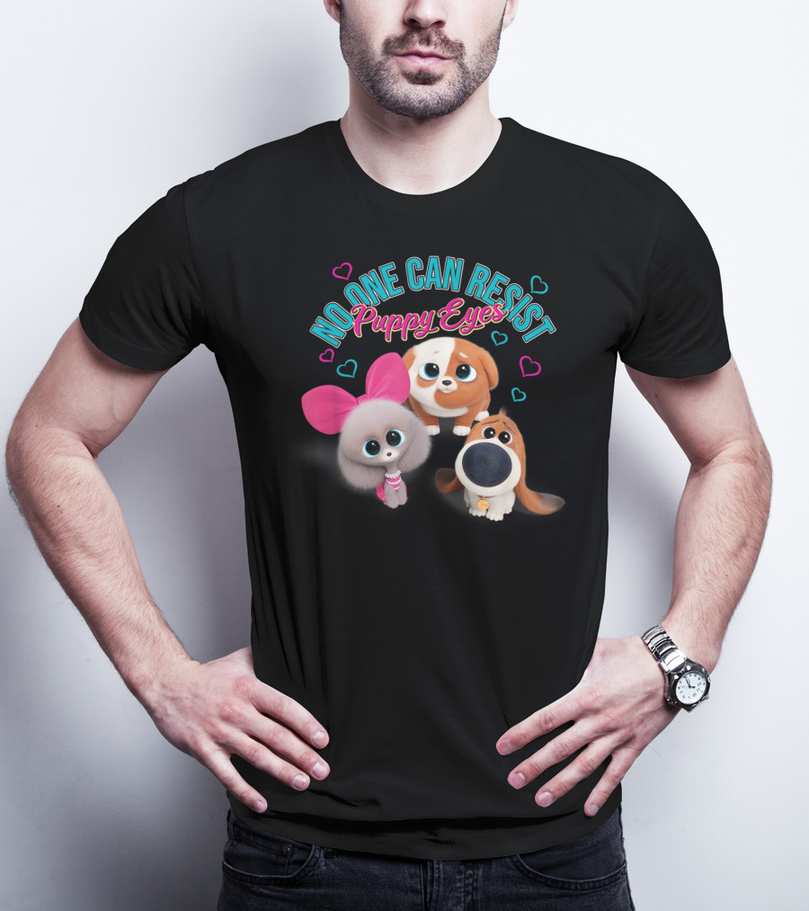 No One Can Resist Puppy Eyes The Secret Life Of Pets 2 T-Shirt