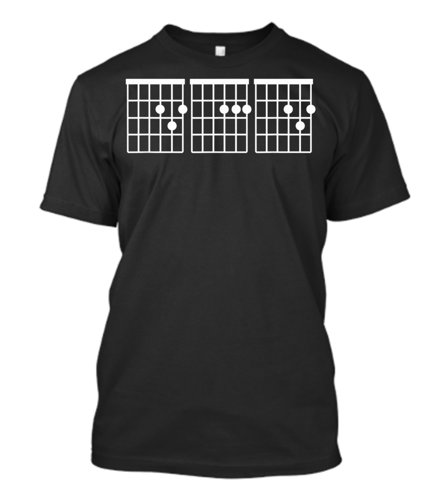 Funny Musician Father Dad Guitar Chords F A D T-Shirt