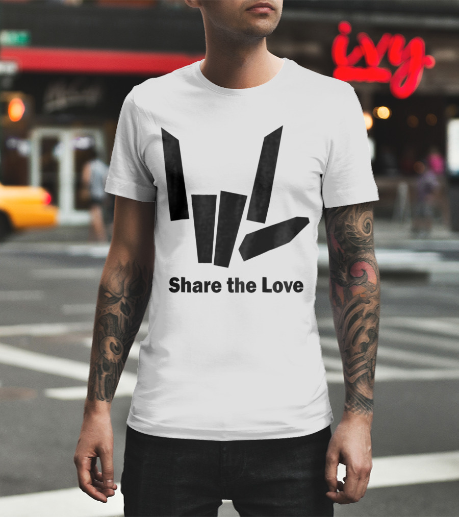Share The Love Carter Sharer Kids T-Shirt