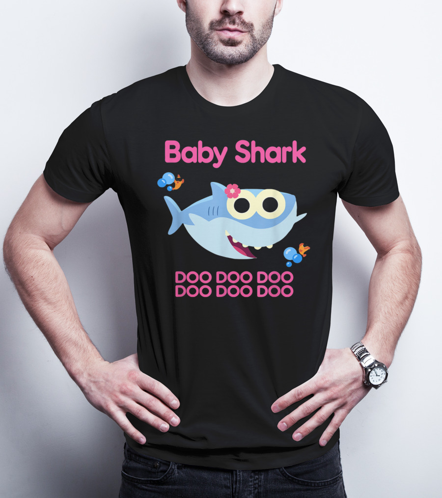 Baby Shark Doo Doo Doo Kids Funny Baby Shark Song Lyrics T-Shirt