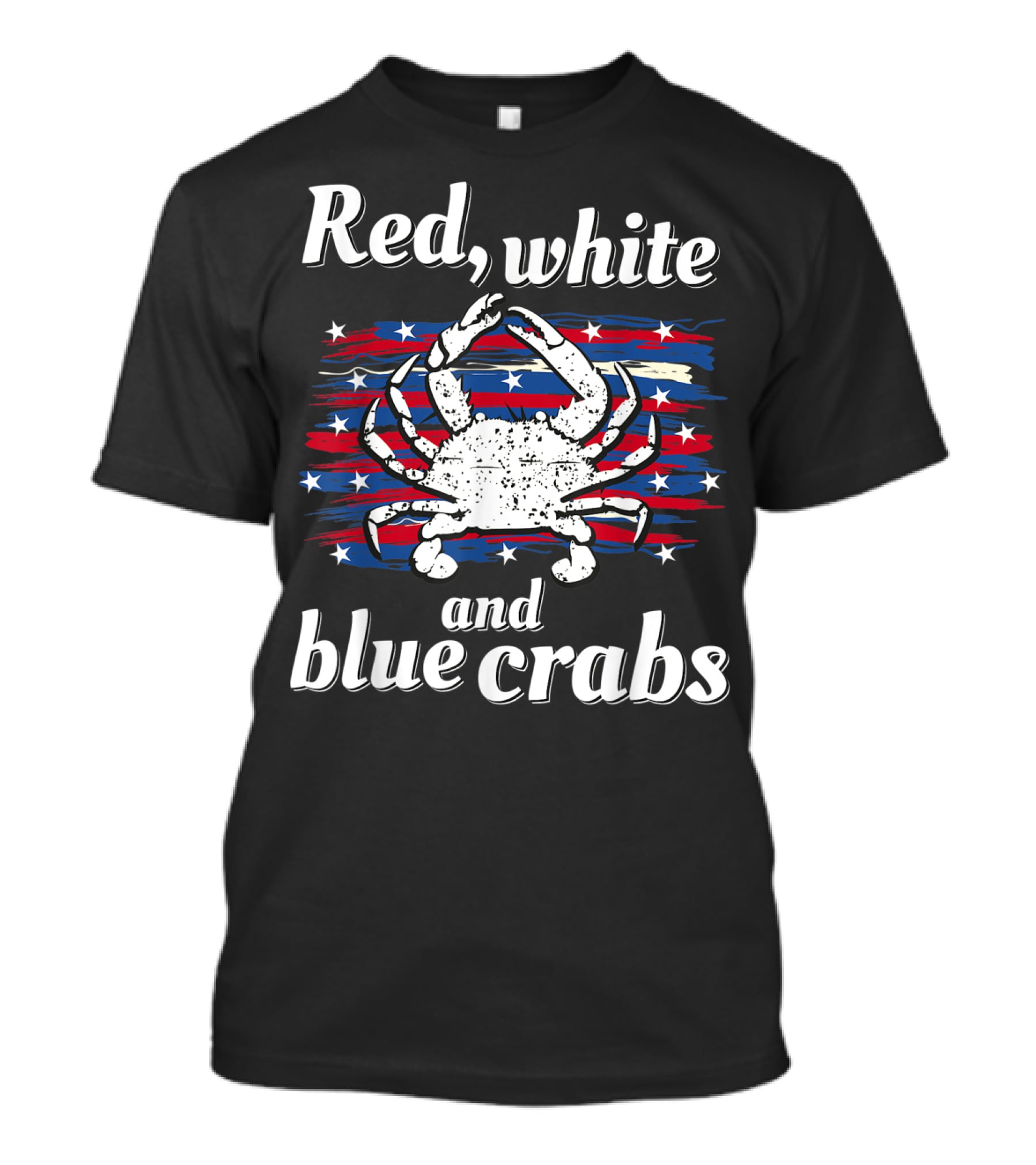 Red White And Blue Crabs Maryland Crab Chesapeake Bay T-Shirt