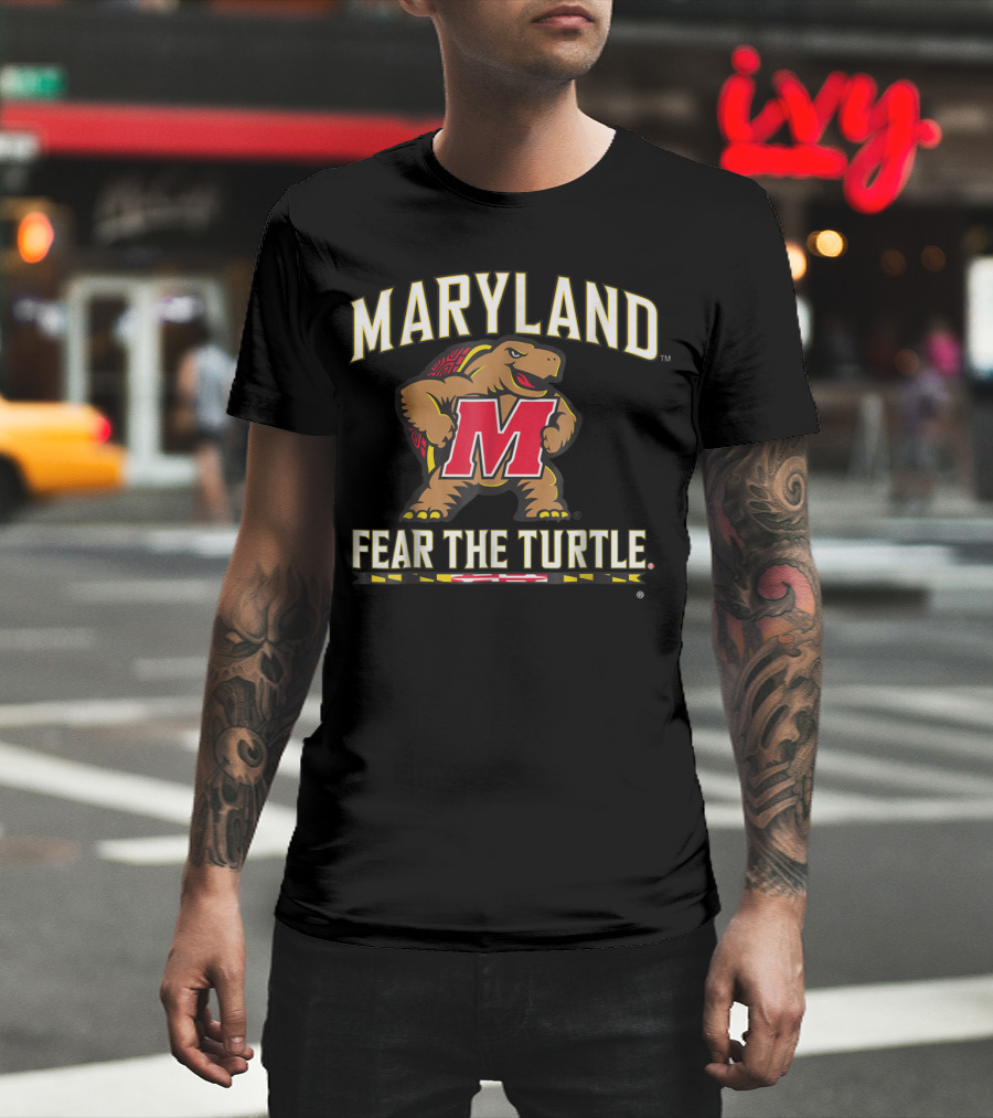 Maryland Terrapins Fear The Turtle University Of Maryland Terps T-Shirt