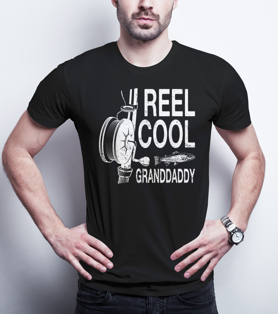 Reel Cool Granddaddy Fishing Reel Fish T-Shirt