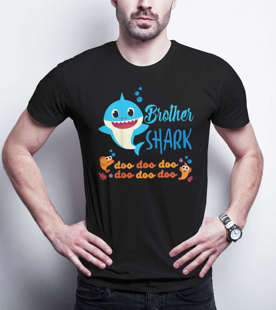 Brother Shark Doo Doo Doo Kids Baby Shark T-Shirt